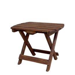 Chic Antique Faltbarer Beistelltisch aus Holz, Gartentisch skandinavische Deko Online Shop