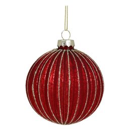 Chic Antique Rote Weihnachtskugel aus Glas skandinavische Deko Online Shop