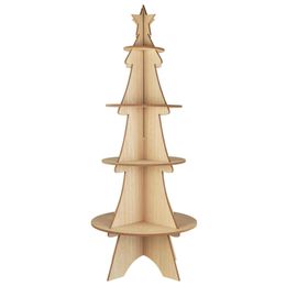 IB Laursen Tannenbaum Display mit 4 Ablagen aus Holz skandinavische Deko Online Shop