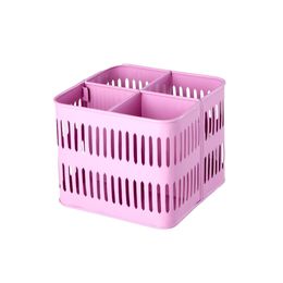 Rice Metall Korb quadratisch pink skandinavische Deko Online Shop