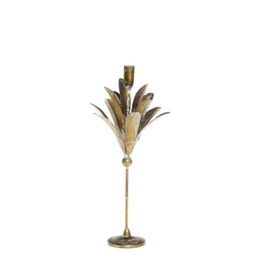 Chic Antique Vire Kerzenst&auml;nder in Blumenform H&ouml;he 41,5, L&auml;nge 17, Breite 15 cm skandinavische Deko Online Shop
