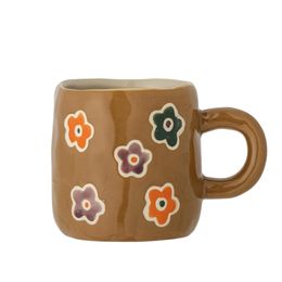 Bloomingville Addy Kindertasse, Steingut &Oslash; 5,5xH6,5 cm, braun skandinavische Deko Online Shop