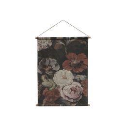 Chic Antique Leinwandbild zum Aufh&auml;ngen mit Blumenprint skandinavische Deko Online Shop