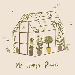 IB Laursen Serviette My Happy Place skandinavische Deko Online Shop