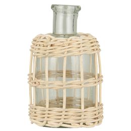 IB Laursen Apothekerglas mit Rattangeflecht skandinavische Deko Online Shop