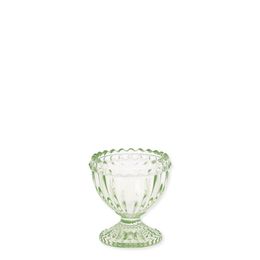 GreenGate Eierbecher aus Glas Alice pale green skandinavische Deko Online Shop