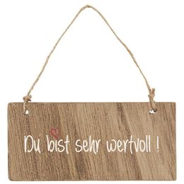 IB Laursen Holzschild Du bist sehr wertvoll skandinavische Deko Online Shop