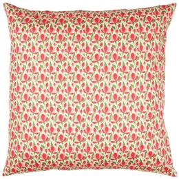 IB Laursen Kissenbezug mit roten und rosa Blumen IB Laursen Online Shop