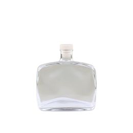 Chic Antique Glasflasche mit Deckel H15 x L13 x B4 cm, durchsichtig / klar skandinavische Deko Online Shop