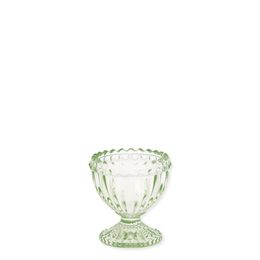 GreenGate Eierbecher aus Glas Alice pale green skandinavische Deko Online Shop