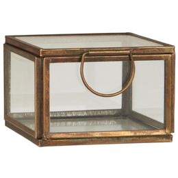 IB Laursen Glasbox mit Metallrahmen 8 x 8 x 5.5 cm skandinavische Deko Online Shop