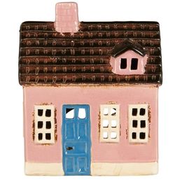 IB Laursen Teelicht Haus aus Keramik My Home Town rosa skandinavische Deko Online Shop