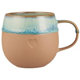 IB Laursen Keramik Tasse mit Henkel Heart, runde Form skandinavische Deko Online Shop