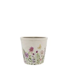 Chic Antique Avignon Blumentopf mit Blumenmotiv skandinavische Deko Online Shop