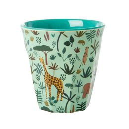 Rice Melamin Kinder Becher Medium Jungle Animals All Over skandinavische Deko Online Shop