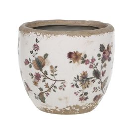 Chic Antique Nancy Blumentopf mit Blumenmotiv skandinavische Deko Online Shop