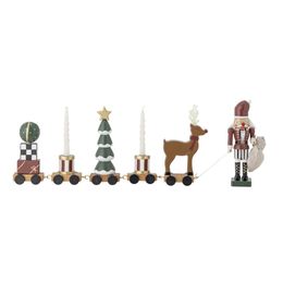 Bloomingville Weihnachtlicher Dekozug Vadim aus Holz skandinavische Deko Online Shop