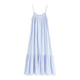 Tommy Hilfiger Kleid Damen Gr&ouml;&szlig;e 44 blau / hellblau / wei&szlig;
