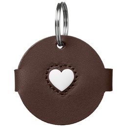 Hunter Anh&auml;nger Hundemarken-Etui Love braun / S