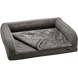 Hunter Orthop&auml;disches/Ergonomisches Hundesofa Livingston anthrazit / L