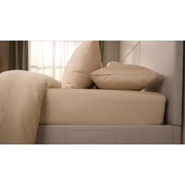 EMMA Premium Plus Spannbettlaken | Beige | 180x200cm