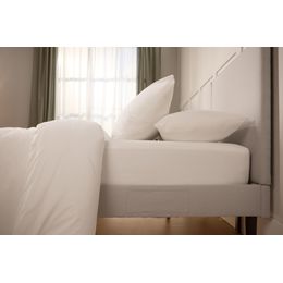 EMMA Classic Spannbettlaken | Weiss | 140x200cm