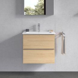Duravit Plinero Schrank mit ME by Starck Waschtisch, 2 Auszüge, 23366300001+PL8205030300000,