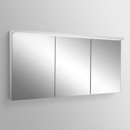 Schneider BORDO Spiegelschrank, 3 T&uuml;ren, 188.180.02.50, ALU1 180/3/GT/TW