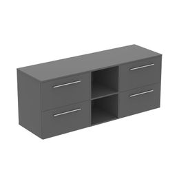 Ideal Standard i.life B Waschtischunterschrank ohne Ausschnitt, 4 Ausz&uuml;ge, T5844NG,