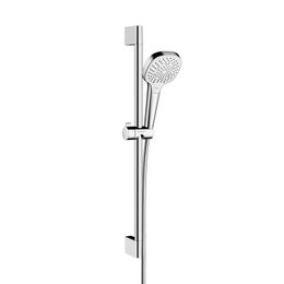 Hansgrohe Croma Select E Brausegarnitur mit Stange, 3 Strahlarten, 26581400,