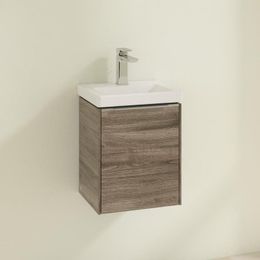 Villeroy & Boch Villeroy & Boch Subway 3.0 Schrank mit G&auml;stebecken, 1 T&uuml;r, 437038RW+C58300RK,