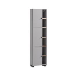 Tchibo - Hochschrank &raquo;Balto&laquo; - 45x23,5x167,5cm - schwarz - Holz / Metall / Kunststoff