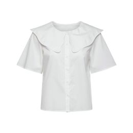 Tchibo - Bluse mit Kragen - Damen - Gr. 38 - wei&szlig;