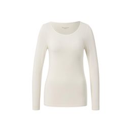 Tchibo - Langarmshirt im Modal-Seide-Mix - Damen - Gr. L - creme