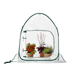 Tchibo - Kleines Pop-up-Pflanzenschutz-Zelt - 80x80x95cm - dunkelgr&uuml;n - Fiberglas / Polyethylen / Polyester