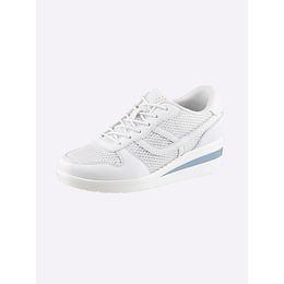 Heine Damen Schn&uuml;rer, Wei&szlig;, Gr. 41, Sneakers & Schn&uuml;rer, Material: Synthetik