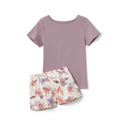 Tchibo - Shorty-Pyjama - Damen - Gr. M - wei&szlig;