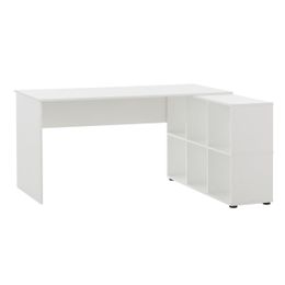 Tchibo - Schreibtisch mit integriertem Regal &raquo;Serie 400&laquo; - 150x65x73,5cm - schwarz - Holz / Metall / Kunststoff