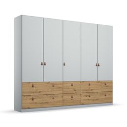 Rauch Dreht&uuml;renschrank &raquo;Homey&laquo; - 226x54x210cm - cognac - Holz / Holz / Eichenholz