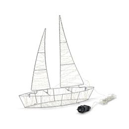 Tchibo - LED-3D-Outdoor-Boot - 50x14x53cm - schwarz - Edelstahl