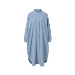 Tchibo - Flanell-Nachthemd - Damen - Gr. S - blau