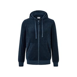 Tchibo - Frottee-Kapuzenjacke - Herren - Gr. L - dunkelblau