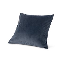 Tchibo - Samt-Dekokissenbezug - blau