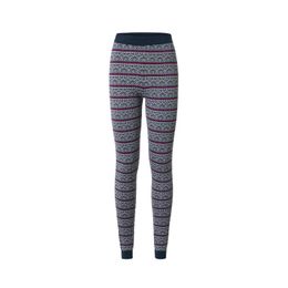 Tchibo - Norweger-Strickleggings - Damen - Gr. M - dunkelblau/jacquard