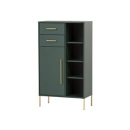 Tchibo - Highboard &raquo;Kent&laquo; - 67x33x117,5cm - gr&uuml;n - Holz / Metall