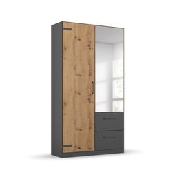 Rauch Dreht&uuml;renschrank &raquo;Butte&laquo; - 92x57x197cm - grau -