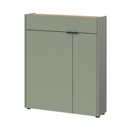 Tchibo - Mehrzweckschrank &raquo;Ameca&laquo; - 83x22x99cm - braun - Holz / Metall
