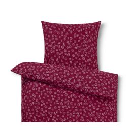 Tchibo - Premium-Baumwoll-Bettw&auml;sche - bordeaux