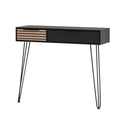 Tchibo - Konsole &raquo;Hank&laquo; - 103,5x32x88,5cm - schwarz - Holz / Metall
