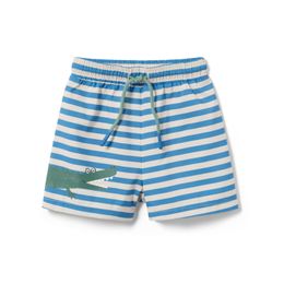 Tchibo - Kinder-Boardshorts - Gr. 110/116 - beige/gestreift